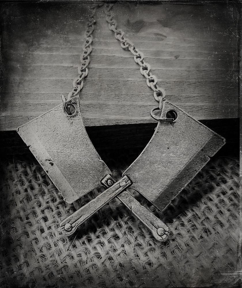 Crossed Cleavers Necklace – Zanti Jewelry